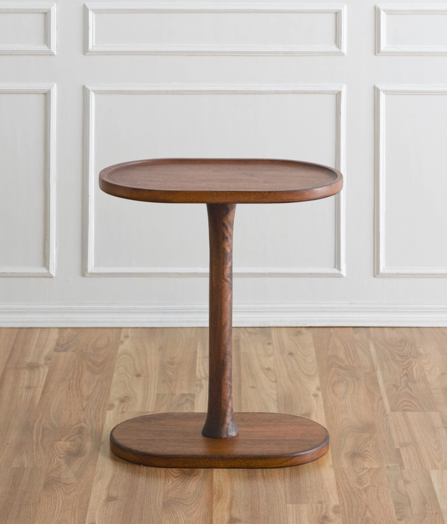Campbell Solid Wood End Table in Walnut – Hytte & Co.